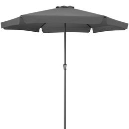 Kingsleeve Sonnenschirm Maui Anthrazit &Oslash;330cm UV-Schutz 80+