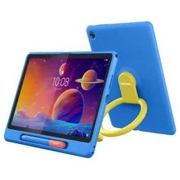 Lenovo Tablet "Tab 10,1 Zoll mit Lenovo Play Suite (Kids Case & passiver Stift)", Energieeffizienz: D (A-G), blau (mondgrau), 64 GB, Tablets_EBookReader, Topseller