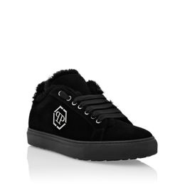 Laufschuh Philipp Plein "Sneaker", Herren, Gr. 39, Normalschaft, 02, schwarz, Schuhe Laufschuh