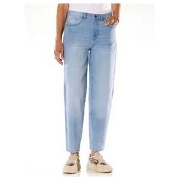 Bequeme Jeans Classic Basics, Damen, Gr. 24, Kurzgr&ouml;&szlig;en, blau, bleached, 81% Baumwolle, 17% Polyester, 2% Elasthan, unifarben, lang, Jeans