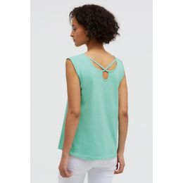Tanktop SOCCX, Damen, Gr. L, french mint, Single Jersey, Material: 100% Baumwolle, regular fit normal, Rundhals, Tops Tanktop, aus Baumwolle