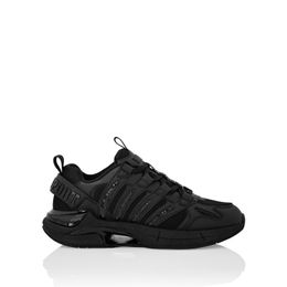 Laufschuh Plein Sport "Lo-Top Turnschuhe", Damen, Gr. 39, Normalschaft, schwarz (0202, schwarz, schwarz), Schuhe Laufschuh
