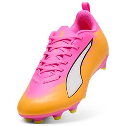 Puma M&auml;dchen Fu&szlig;ballschuh "ULTRA 6 PLAY FG/AG JR", Gr. 35,5poison pink, Puma wei&szlig;, sun stream, bright aqua, Puma schwarz, Synthetik, Schuhe, f&uuml;r