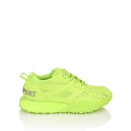 Laufschuh Plein Sport "SPRINTER", Damen, Gr. 39, Normalschaft, 29, gelbfluo, Schuhe Laufschuh