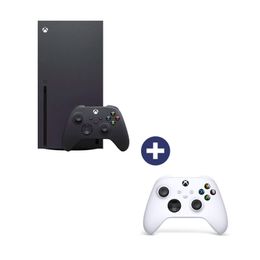 Microsoft Xbox Series X 1TB in schwarz + Xbox Wireless Controller wei&szlig;