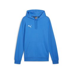 Kapuzensweatshirt Puma "TEAMGOAL CASUALS HOODY", Herren, Gr. L, ignite blau, Puma wei&szlig;, Sweatware, Obermaterial: 100% Baumwolle, unifarben, regular fit normal, Rundhals, angesetztes B&uuml;ndchen, Sweatshirts, mit Kapuze, Rundhalsausschnitt, Regular Fit, mit K&auml;ngurutasche
