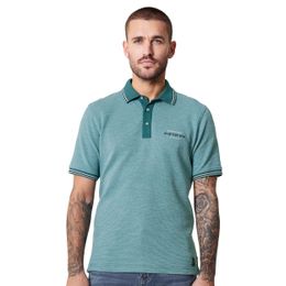 Poloshirt Casamoda "Casamoda Polo-Shirt uni", Herren, Gr. L, blau (t&uuml;rkis), 50% Baumwolle, 50% Polyester, Shirts
