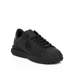Laufschuh Philipp Plein "Hexagon", Damen, Gr. 46, Normalschaft, 0202, schwarz, schwarz, Schuhe Laufschuh