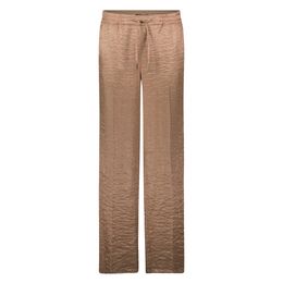 Stoffhose Zero "Damen mit Knittereffekt 30 Inch", Damen, Gr. 34, Normalgr&ouml;&szlig;en, mountain trail, Web, Obermaterial: 85% Viskose, 15% Polyamid. Besatz: 63% Polyacryl, 37% Polyamid. F&uuml;llung: . &Auml;rmelfutter: 63% Polyacryl, 37% Polyamid, gl&auml;nzend, festlich, figurbetont lang, Hosen Stoffhose, Bindedetail