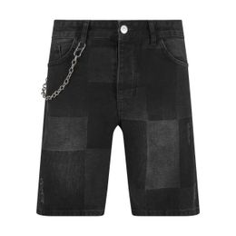 Shorts 2Y Premium "2Y Premium Herren 2Y Jeans Shorts", Herren, Gr. 31, Normalgr&ouml;&szlig;en, schwarz, 97% Baumwolle, 3% Elasthan, unifarben, normal, Hosen Shorts