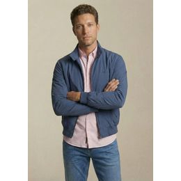 Blouson Fynch-Hatton, Herren, Gr. XL, horizon, Web, Obermaterial: 47% Polyester, 41% Baumwolle, 12% Polyamid, unifarben, normal h&uuml;ftbedeckend, Rundhals, Flachstrickb&uuml;ndchen, Jacken Blouson, mit Rei&szlig;verschluss und Eingrifftaschen