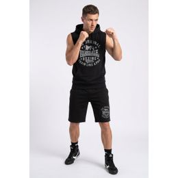 Trainingsanzug Lonsdale "SHOTLEY", Herren, Gr. L, schwarz (schwarz, grau), Obermaterial: 60% Baumwolle, 40% Polyester, Sportanz&uuml;ge Trainingsanzug