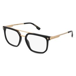 Dsquared2 D2 0112 Brille Herren | Fassung: Vollrand, Geometrisch, Schwarz