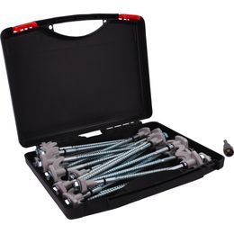 Berger ExtremePeg Glow In The Dark Schraubhering-Set, 20-teilig - Zeltheringe & Abspannmaterial