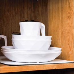 Silwy Magnet-Bowl Sch&uuml;ssel Set 2 St&uuml;ck Wei&szlig; - Sch&uuml;sseln & Schalen