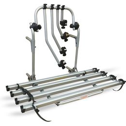 Fabbri Bici OK Compatto Camper 4 Fahrradtr&auml;ger Heckmontage f&uuml;r 4 Fahrr&auml;der aluminium - Heck-Fahrradtr&auml;ger von Fabbri Portatutto
