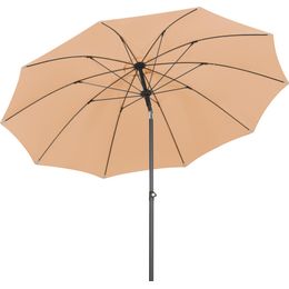 Schneider Schirme Tarifa Mittelmastschirm 270 cm Durchmesser apricot - Sichtschutz & Sonnenschirme