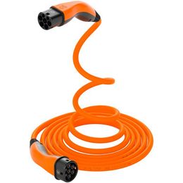 lapp Selbstaufrollendes Helix Ladekabel Typ 2 Mode 3 / 1-phasig 32 A bis 7,4 kW 5 Meter orange - Kabel & Verbinder