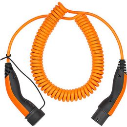 lapp Spiral Ladekabel Typ 2 Mode 3 / 3-phasig 20 A bis 11 kW 5 Meter orange - Kabel & Verbinder