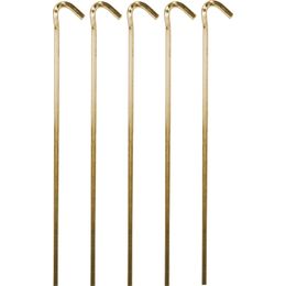 Berger StrongPeg Vierkant Erdnagel Zelthering 30 cm aus Stahl f&uuml;r extrem harte B&ouml;den, 5er-Pack - Zeltheringe & Abspannmaterial