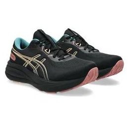 Laufschuh asics "GEL-PULSE 17 GORE-TEX", Damen, Gr. 41,5, schwarz, apricot crush, Synthetik, Schuhe Laufschuh, wasserdicht