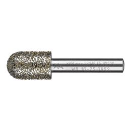 Pferd TOOLS Diamant-Schleifstift Walzenrund &Oslash;16,0mm Schaft-&Oslash;8 mm D852 (sehr grob) zum Entgraten (36476063)