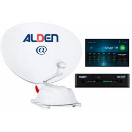 Alden AS2@ 80 Satellitenanlage mit S.S.C. HD-Steuermodul und Smartwide LED-TV inkl. LTE-Dachdurchf&uuml;hrung Ultrawhite 24 Zoll - Camping-Sat-Anlagen