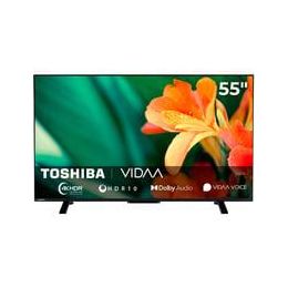 Toshiba 55UV2363DA, LED-Fernseher 139 cm (55 Zoll), schwarz, UltraHD/4K, Triple Tuner, SmartTV, VIDAA