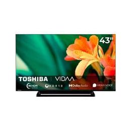 Toshiba 43UV3363DA, LED-Fernseher 108 cm (43 Zoll), schwarz, UltraHD/4K, Triple Tuner, SmartTV, VIDAA