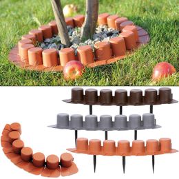 Deuba Beeteinfassung 3er-Set Terrakotta 12,15m