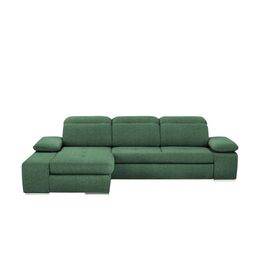 Twist Ecksofa aus Mikrofaser Avilla gr&uuml;n Ma&szlig;e (cm): B: 285 H: 86 T: 187.0 &raquo; M&ouml;bel Kraft