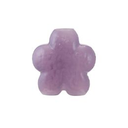 HOME STORY Vase Blume lila/violett Glas Ma&szlig;e (cm): B: 16,5 H: 17 T: 6.5 &raquo; M&ouml;bel Kraft