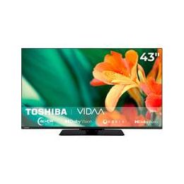 Toshiba 43UV3463DA, LED-Fernseher 108 cm (43 Zoll), schwarz, UltraHD/4K, Triple Tuner, SmartTV, VIDAA