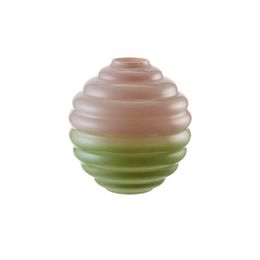 HOME STORY Vase rosa/pink Glas Ma&szlig;e (cm): H: 22,5 &Oslash;: 20.5 &raquo; M&ouml;bel Kraft