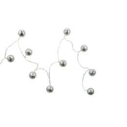 M&ouml;bel Kraft Lichterkette Discokugel silber Ma&szlig;e (cm): B: 7,5 H: 4 &raquo; M&ouml;bel Kraft