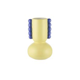 HOME STORY Vase gelb Steingut Ma&szlig;e (cm): H: 15 &Oslash;: 9.7 &raquo; M&ouml;bel Kraft