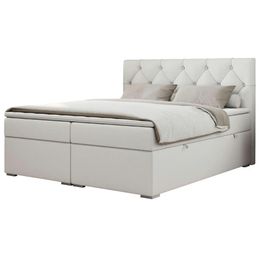 M&ouml;bel Kraft Boxbett mit Bettkasten wei&szlig; Ma&szlig;e (cm): B: 140 H: 118 &raquo; M&ouml;bel Kraft