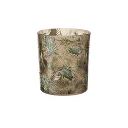 HOME STORY Windlicht braun Glas Ma&szlig;e (cm): H: 10 &Oslash;: 8.8 &raquo; M&ouml;bel Kraft