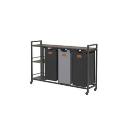 M&ouml;bel Kraft W&auml;schebox schwarz Spanplatte,Metall,Stoff Ma&szlig;e (cm): B: 117 H: 80,5 &raquo; M&ouml;bel Kraft