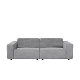 Primo Einzelsofa aus Cord Sani grau Ma&szlig;e (cm): B: 243 H: 72 T: 105.0 &raquo; M&ouml;bel Kraft