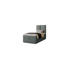 M&ouml;bel Kraft Boxbett mit Stauraum grau Ma&szlig;e (cm): B: 101 H: 110 &raquo; M&ouml;bel Kraft