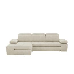 Twist Ecksofa aus Mikrofaser Avilla beige Ma&szlig;e (cm): B: 285 H: 86 T: 187.0 &raquo; M&ouml;bel Kraft