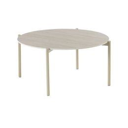 M&ouml;bel Kraft Couchtisch beige Ma&szlig;e (cm): H: 40 &Oslash;: 85.0 &raquo; M&ouml;bel Kraft