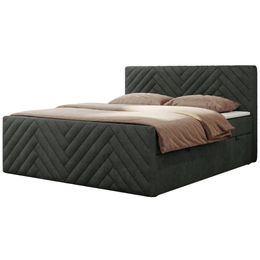 M&ouml;bel Kraft Boxbett mit Bettkasten grau Ma&szlig;e (cm): B: 181 H: 110 &raquo; M&ouml;bel Kraft