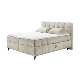 M&ouml;bel Kraft Boxbett mit Bettkasten beige Ma&szlig;e (cm): B: 190 H: 116 &raquo; M&ouml;bel Kraft