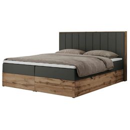 M&ouml;bel Kraft Boxbett mit Bettkasten grau Ma&szlig;e (cm): B: 168 H: 115 &raquo; M&ouml;bel Kraft