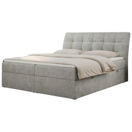 M&ouml;bel Kraft Boxbett mit Bettkasten grau Ma&szlig;e (cm): B: 160 H: 118 &raquo; M&ouml;bel Kraft