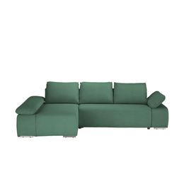 switch Ecksofa Soft gr&uuml;n Ma&szlig;e (cm): B: 282 H: 84 T: 182.0 Sofas > Sofas nach Material > Stoffsofas &raquo; Sofa DE