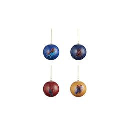 Disney Weihnachtskugeln Spider Man 4er Set mehrfarbig Kunststoff Ma&szlig;e (cm): B: 8,3 H: 16,5 &raquo; M&ouml;bel Kraft