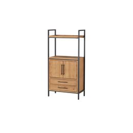 M&ouml;bel Kraft Highboard holzfarben Ma&szlig;e (cm): B: 80 H: 160 T: 40.0 &raquo; M&ouml;bel Kraft